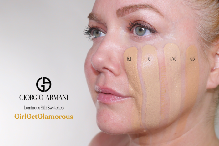 PART 1: Armani Luminous Silk Foundation Shade Finder + Swatches • GirlGetGlamorous
