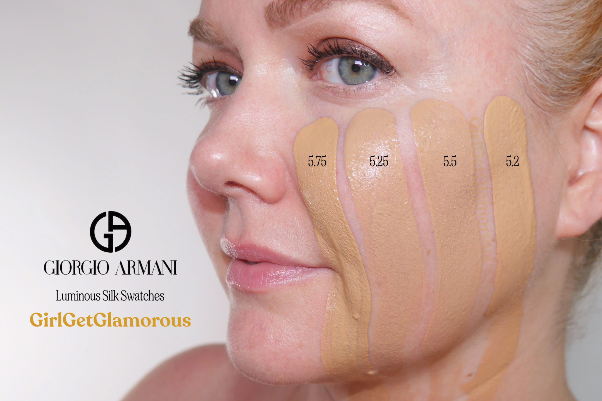 PART 1: Armani Luminous Silk Foundation Shade Finder + Swatches ...